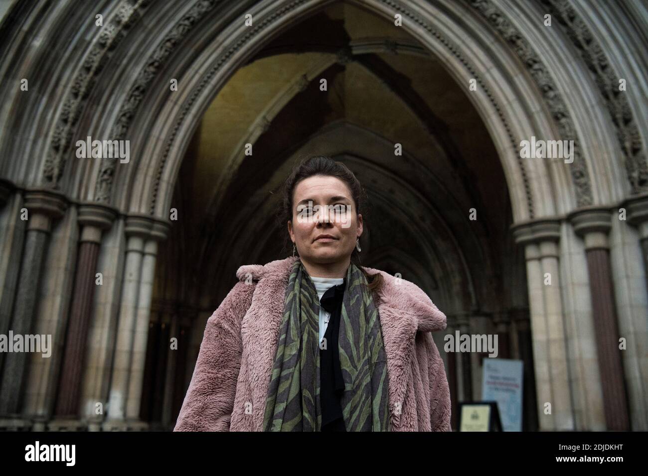 Paula Parfitt, the mother of five-year-old Pippa Knight, outside the ...