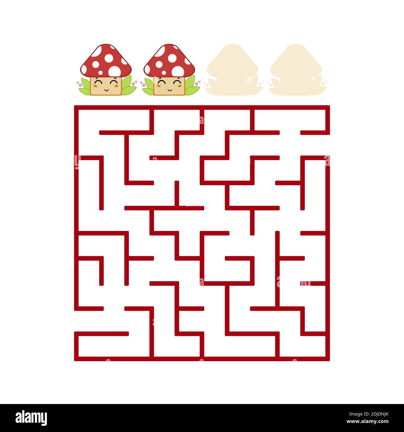 A colored square labyrinth with an entrance and an exit. Difficulty ...