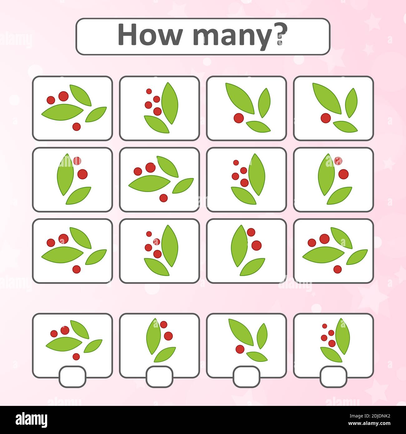 Counting game for preschool children for the development of ...