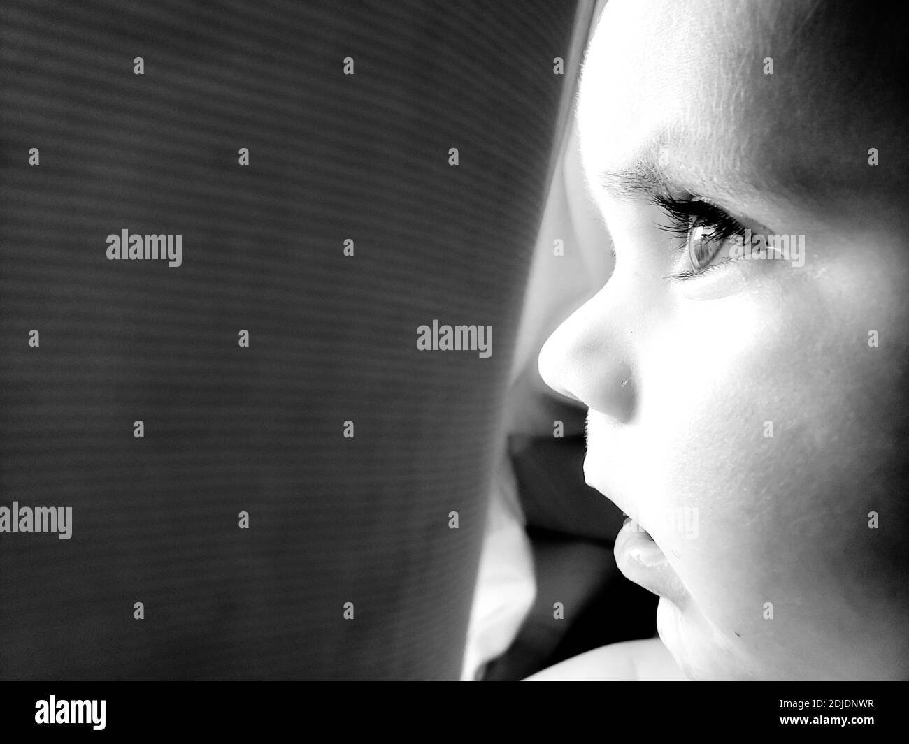 Side view human nose close up Black and White Stock Photos & Images - Alamy