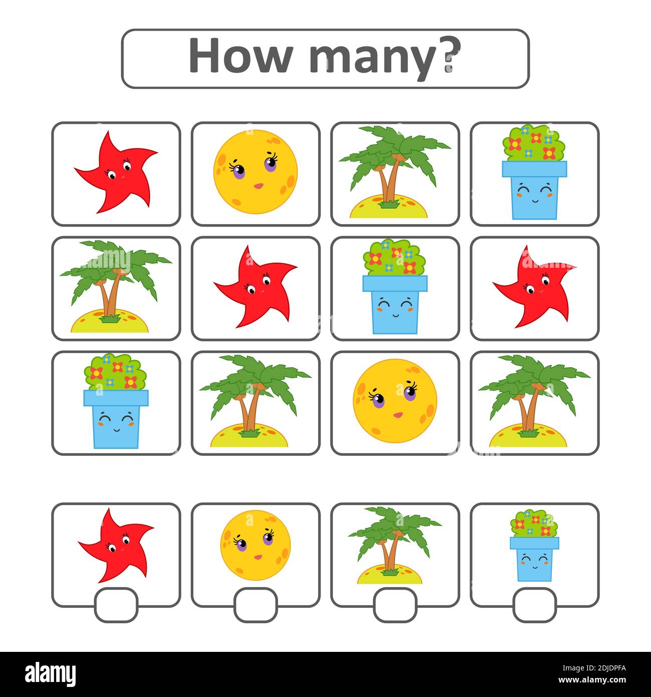 Counting game for preschool children for the development of ...