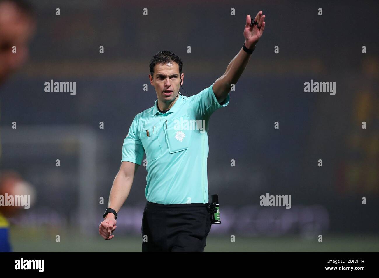 LEEUWARDEN, NETHERLANDS - DECEMBER 12: referee Richard Martens during ...