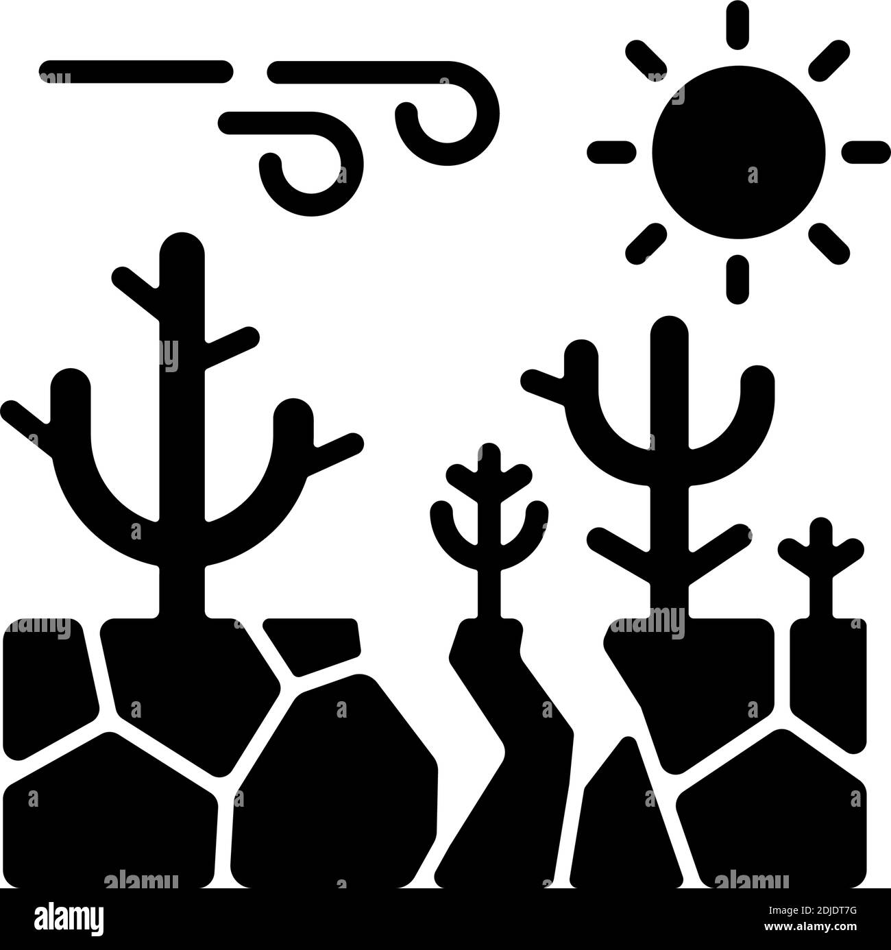 Climate change black glyph icon Stock Vector Image & Art - Alamy
