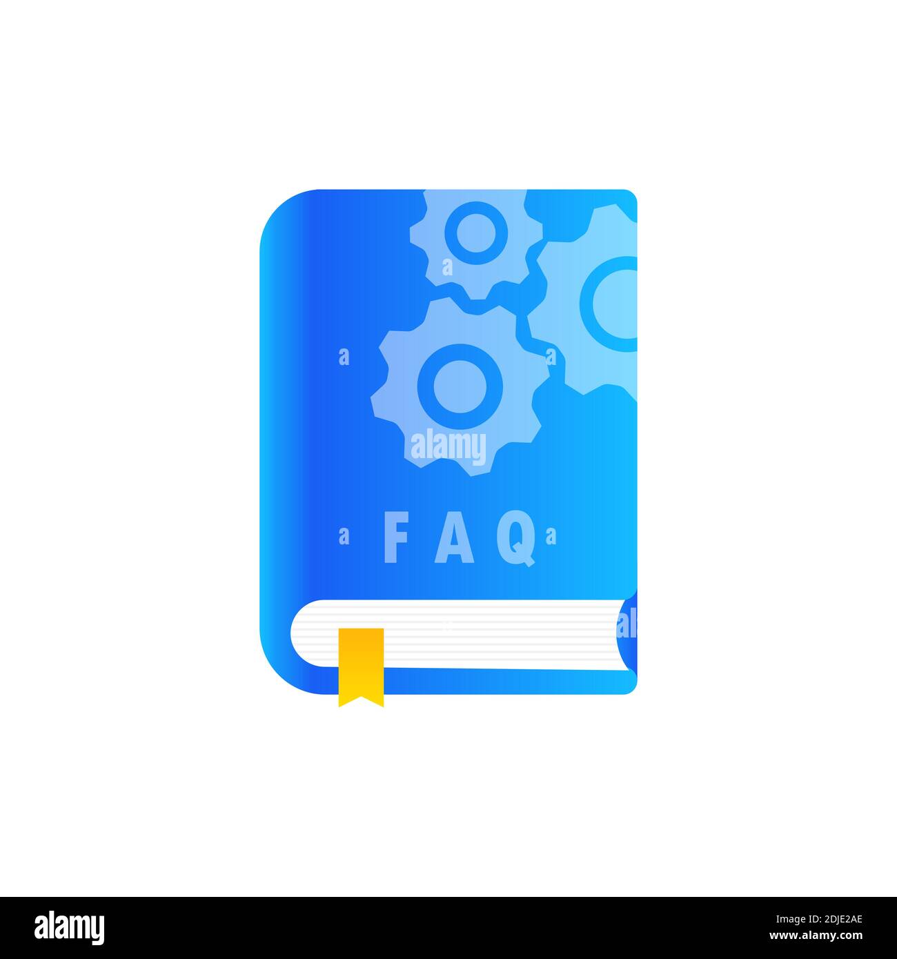 User Guide FAQ book icon. User Guide book. Flat vector illustration ...