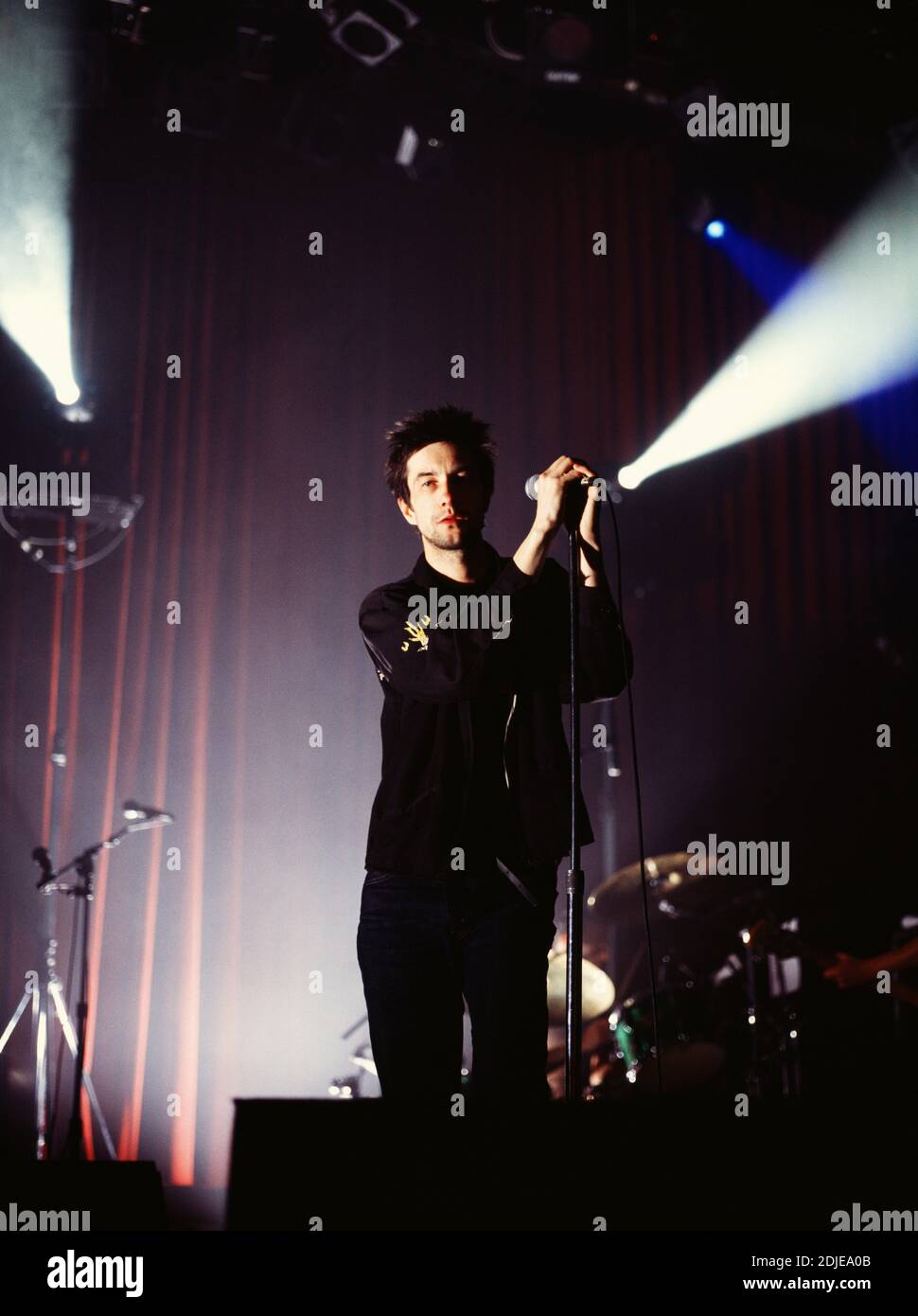 Bobby Gillespie performing live with Primal Scream at The Fillmore ...