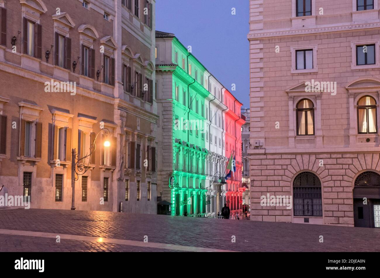 Montecitorio - Italian parliament - Rome Italy Stock Photo - Alamy