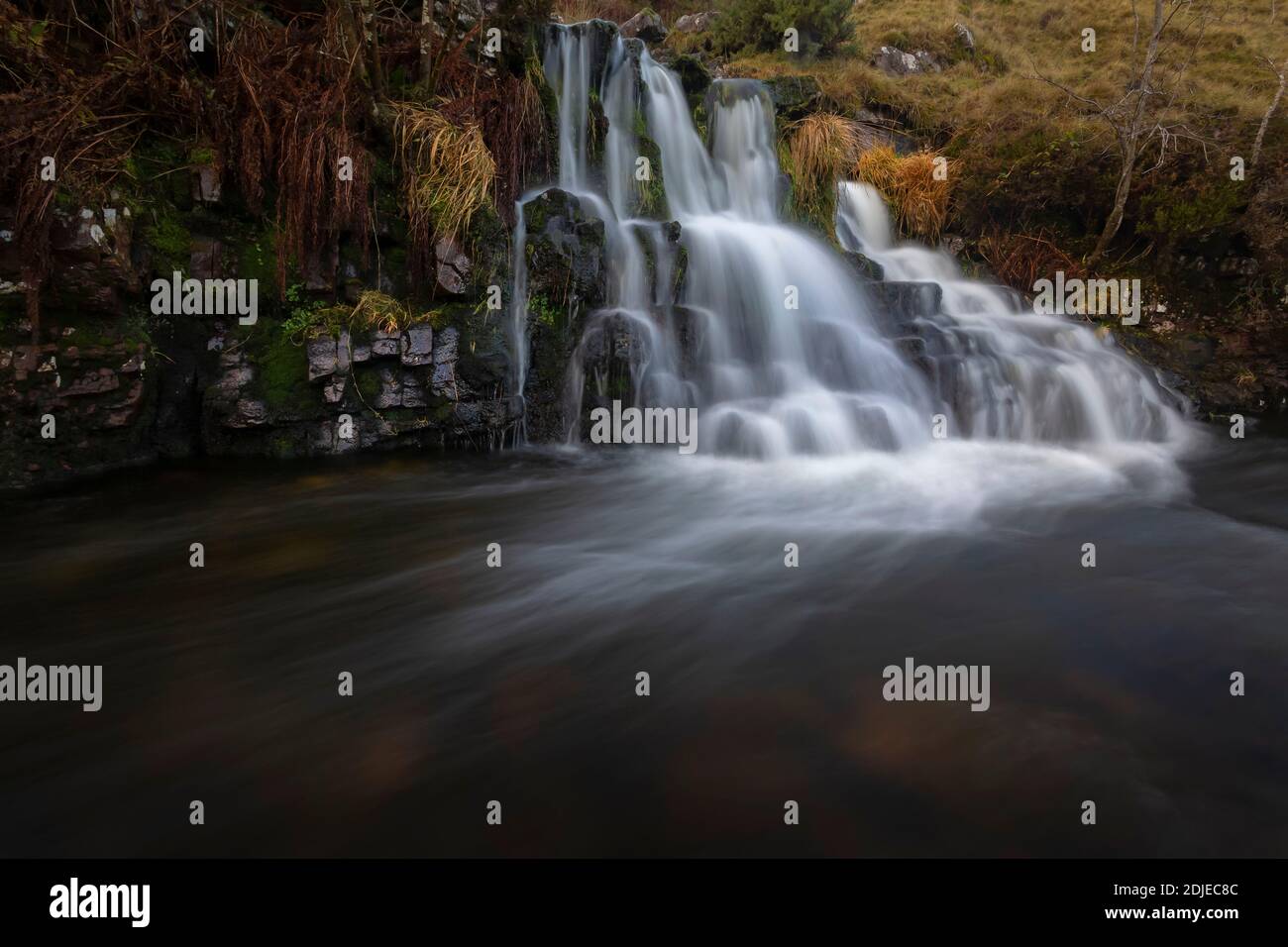Waterfall on the River Tawe Stock Photo - Alamy