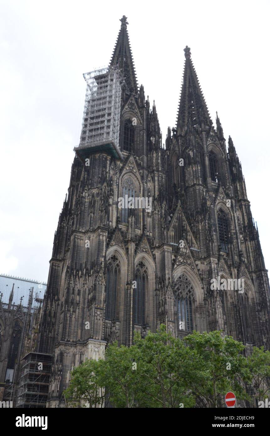 Cologne Cathedral. World Heritage - a Roman Catholic Gothic cathedral ...