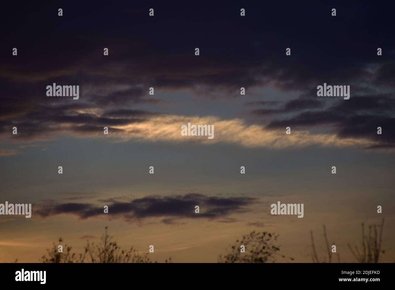 Setting winter sun from hi-res stock photography and images - Alamy