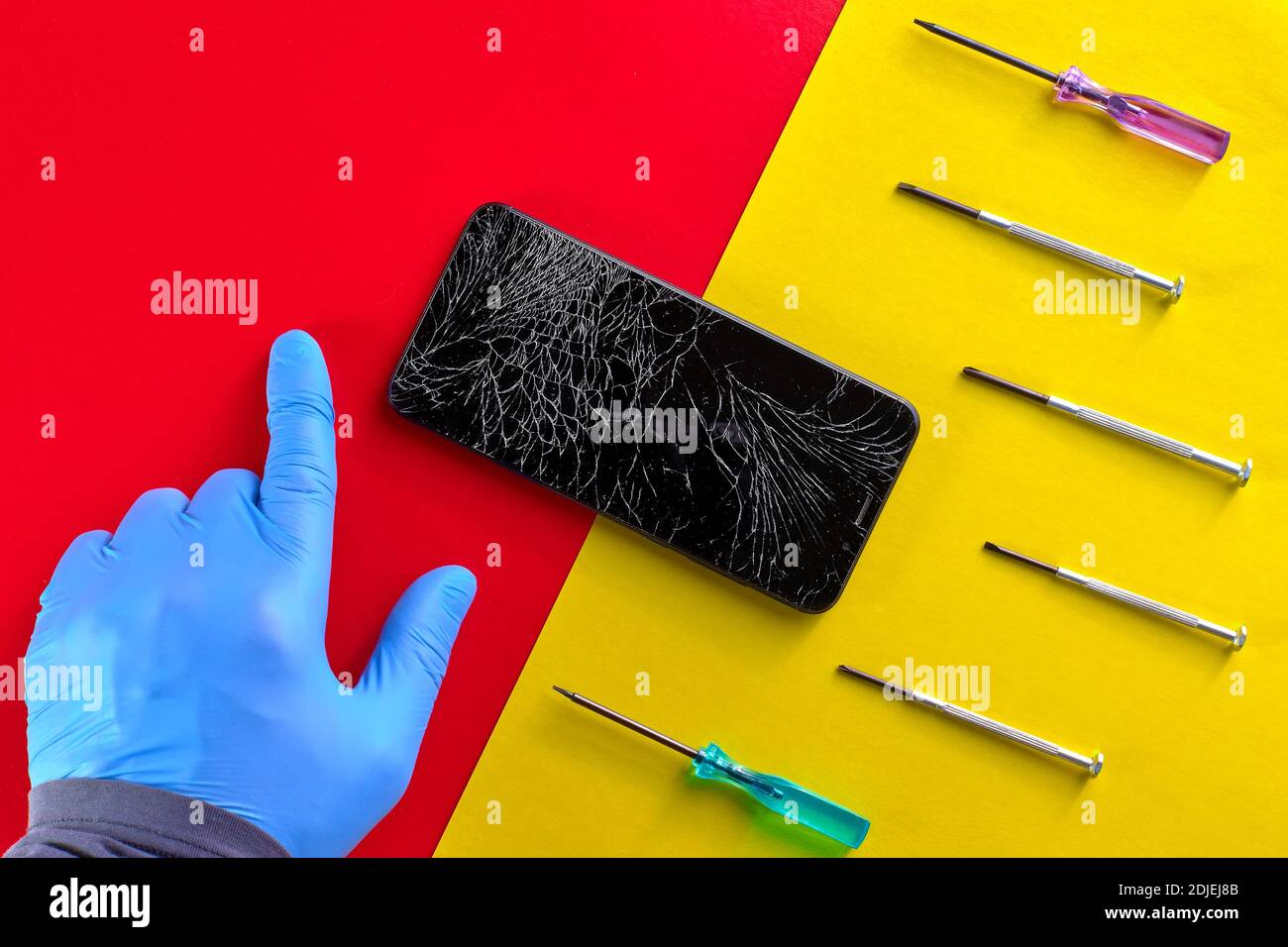 Bright color advertising banner or background for mobile phones and ...