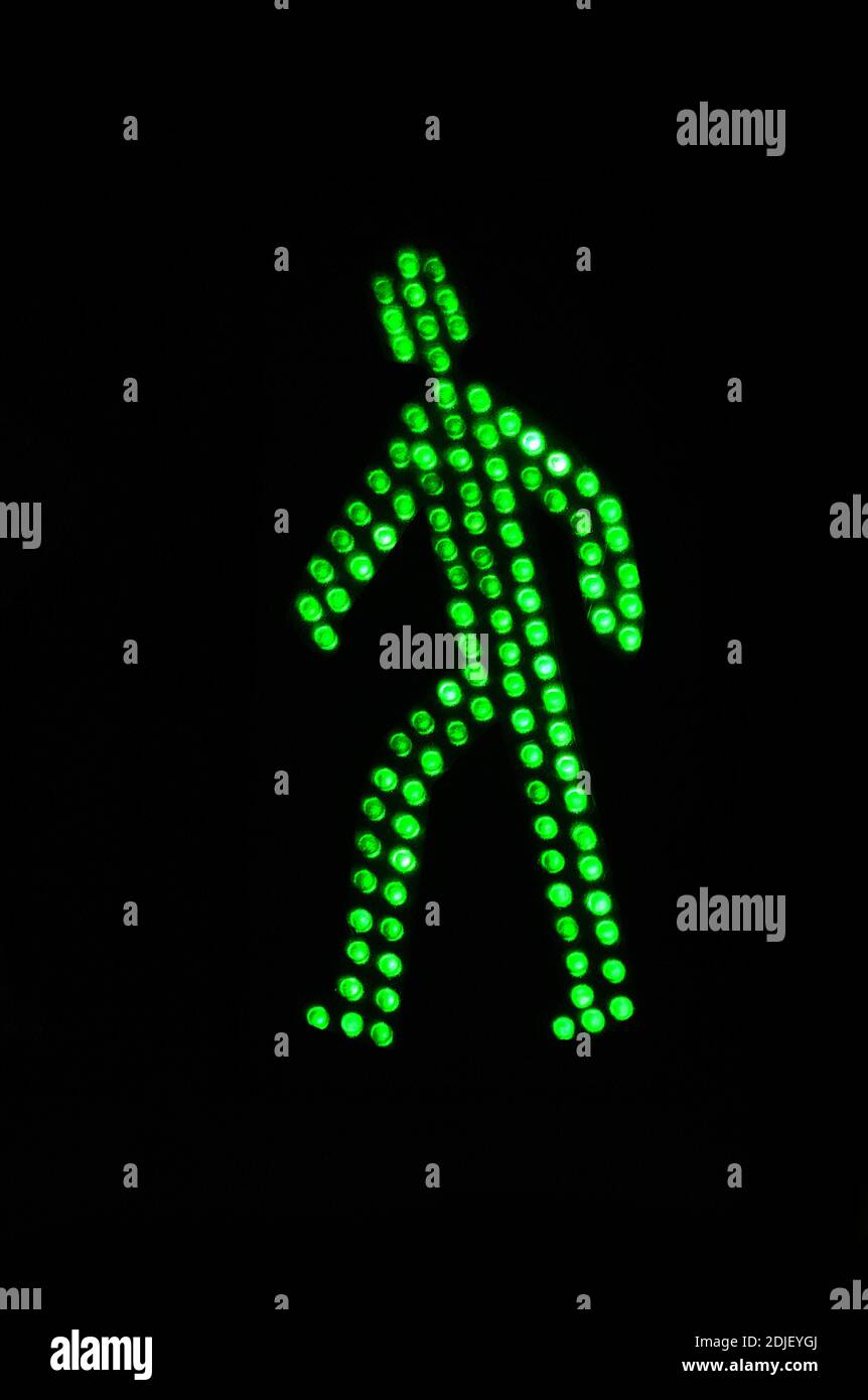 Pedestrian Traffic Light Stock Photo - Alamy
