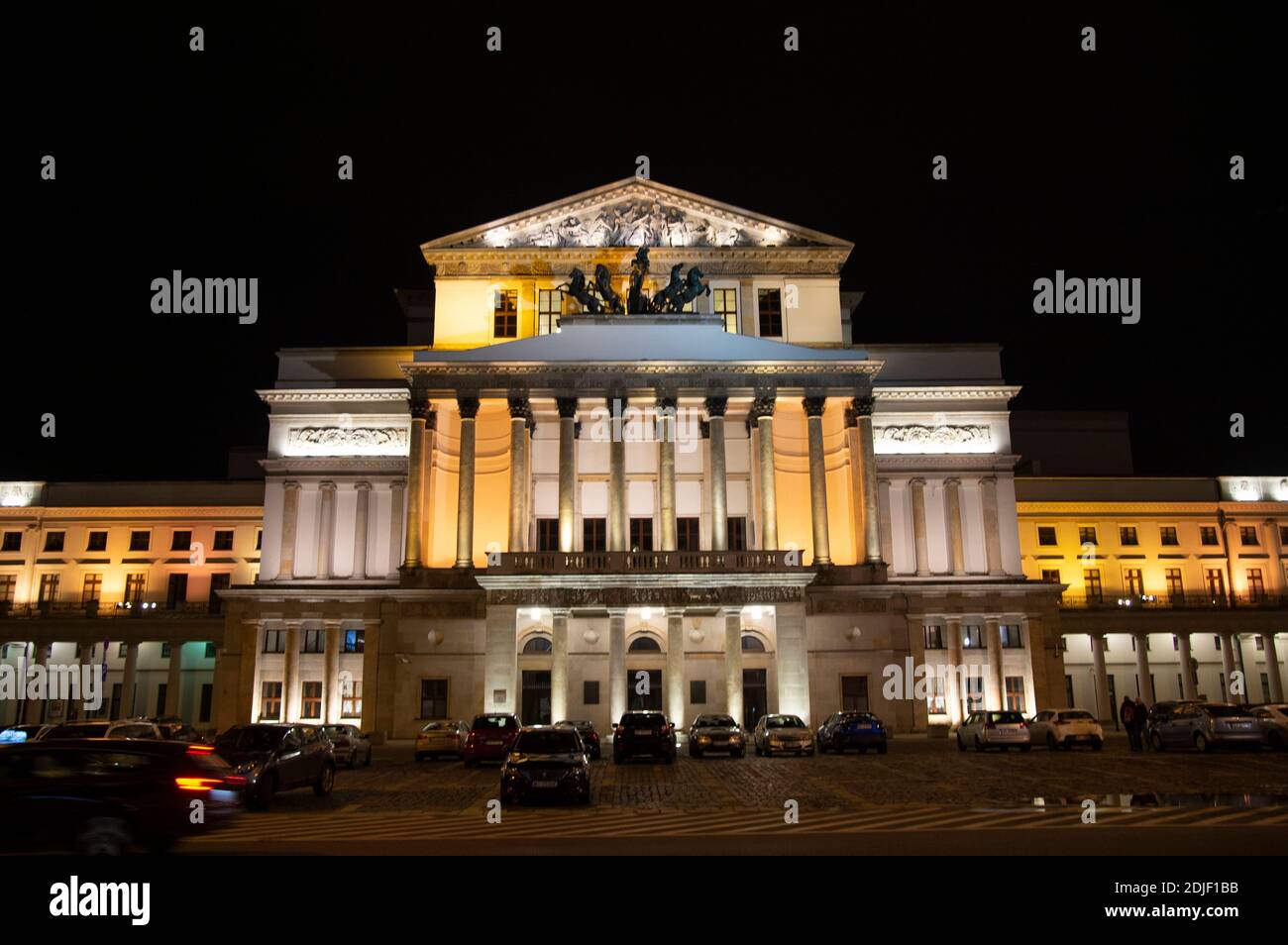 Opera House and Theatre Narodowy, Warsaw, Poland, (Photo by Casey B ...