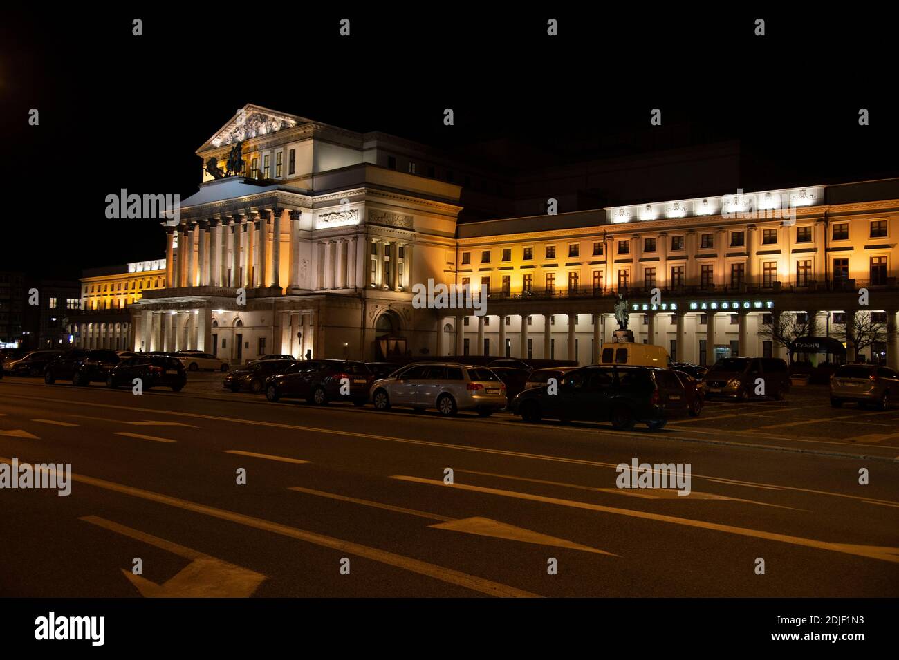 Opera House and Theatre Narodowy, Warsaw, Poland, (Photo by Casey B ...