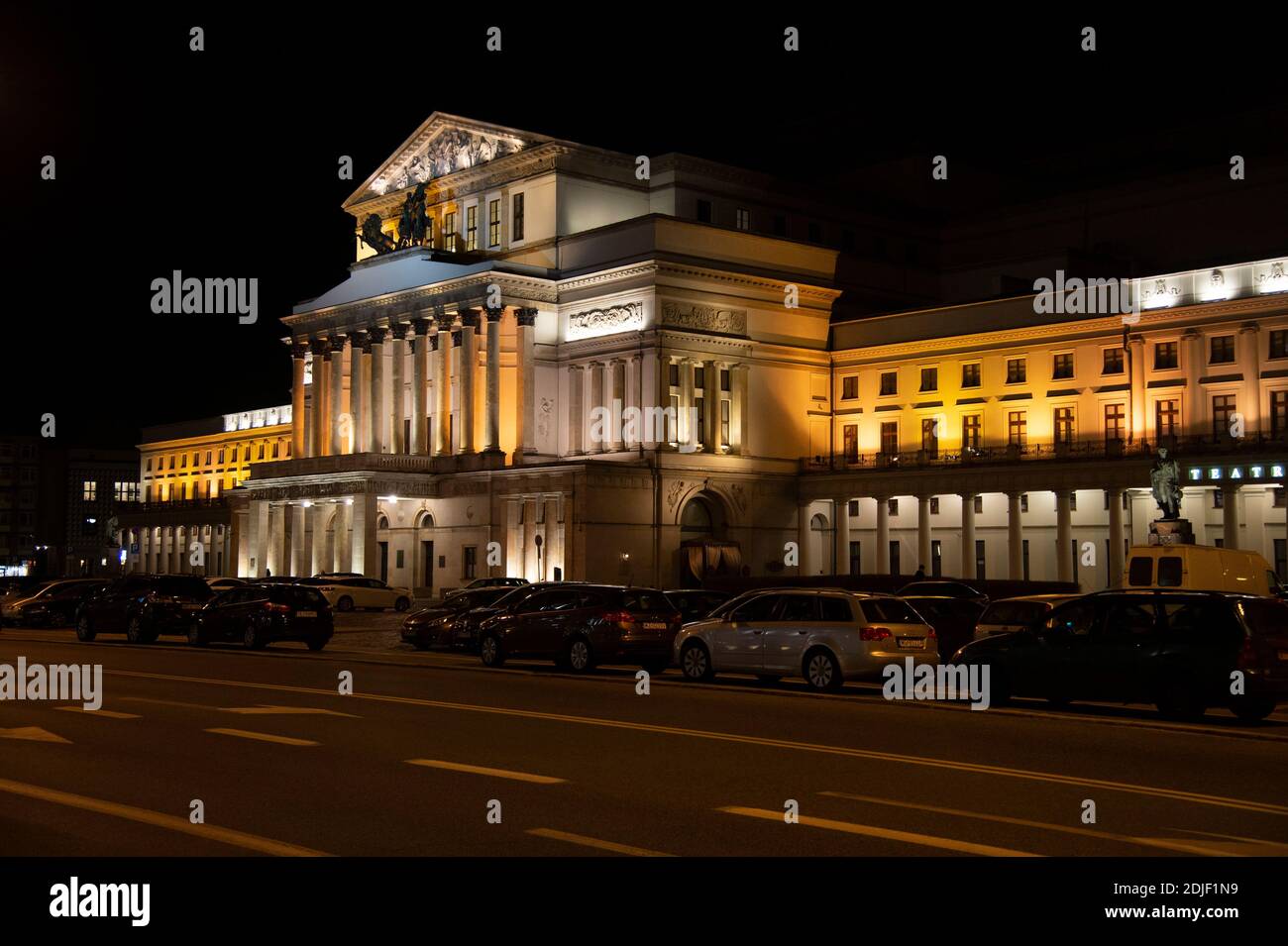 Opera House and Theatre Narodowy, Warsaw, Poland, (Photo by Casey B ...
