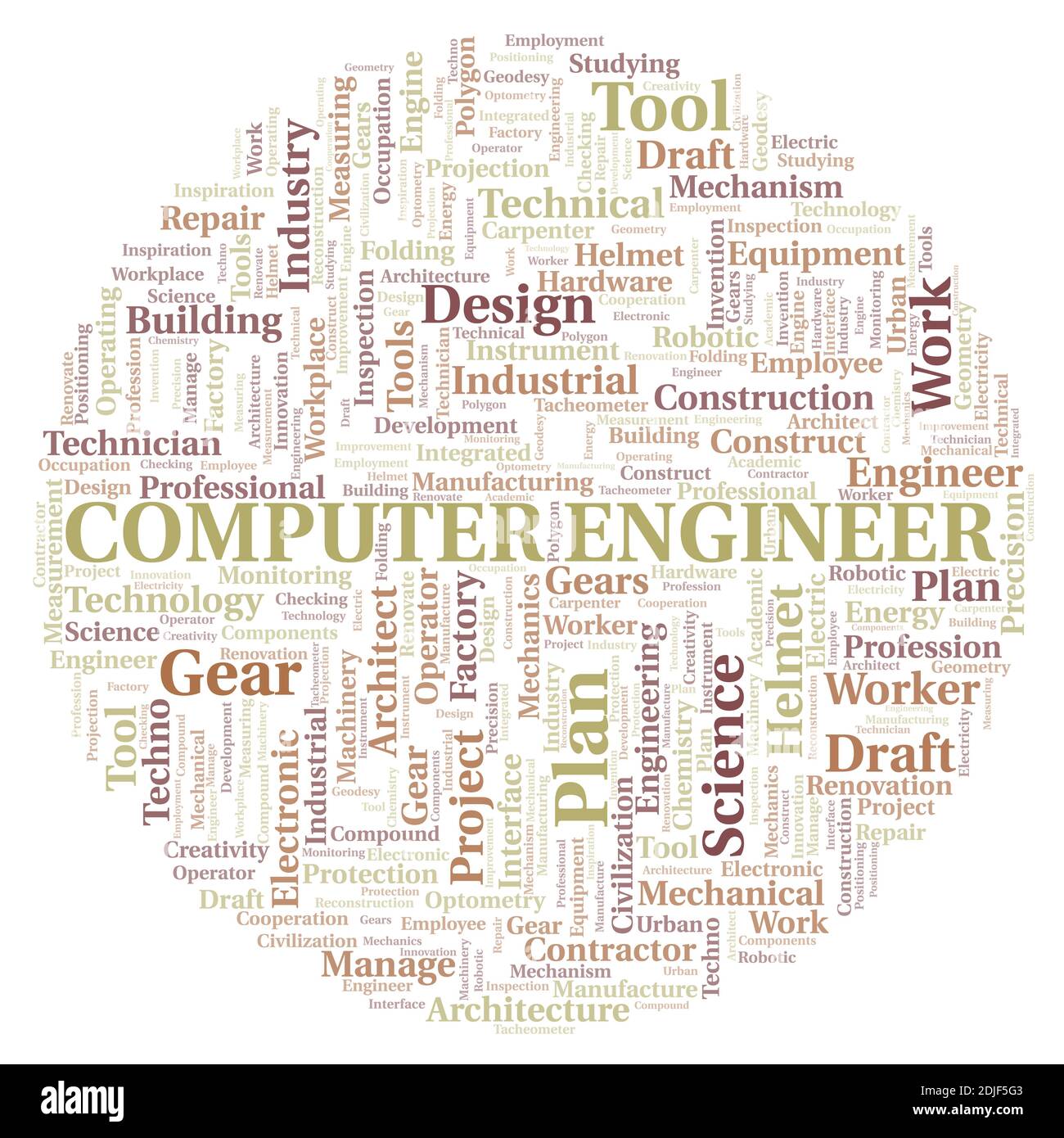 Engineer word cloud concept hi-res stock photography and images - Alamy