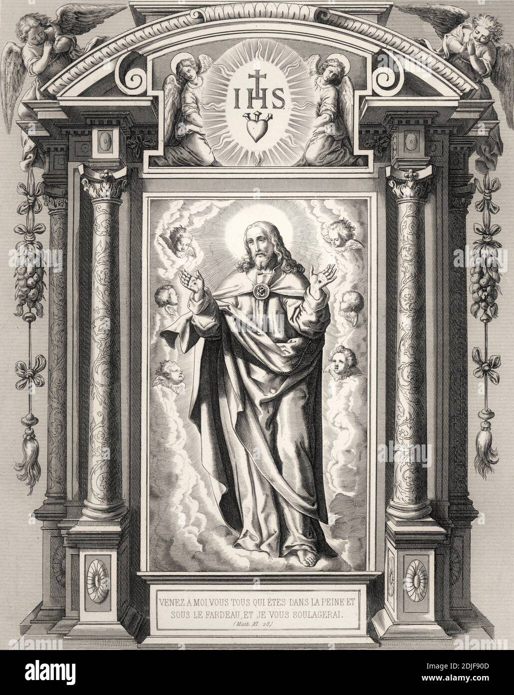 Jesus Christ, 1853, Steel engraving digitally restored Stock Photo - Alamy