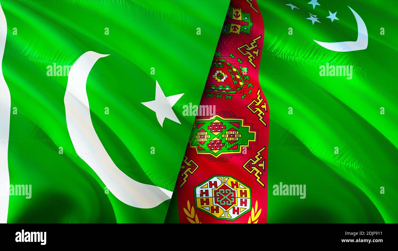 Turkmenistan pakistan flag hi-res stock photography and images - Alamy