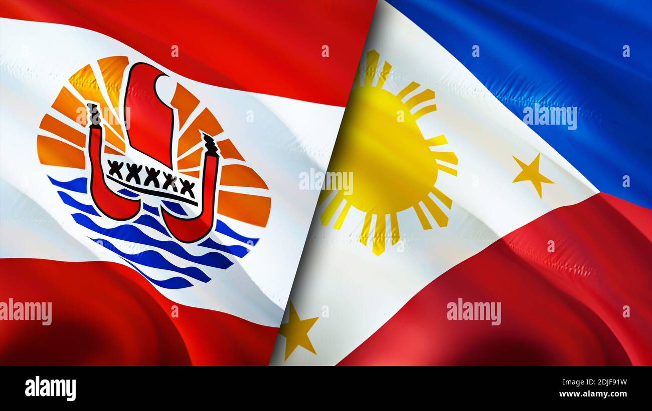 French polynesia philippines flag hi-res stock photography and images ...