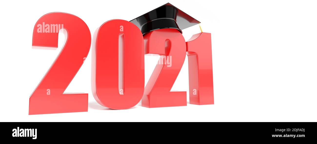 Creative design concept for the new year festival. 3D illustration ...