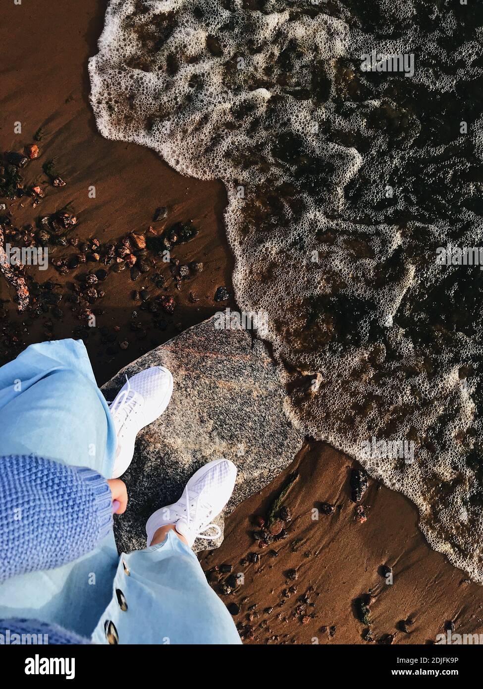 First person perspective on beach hi-res stock photography and images ...