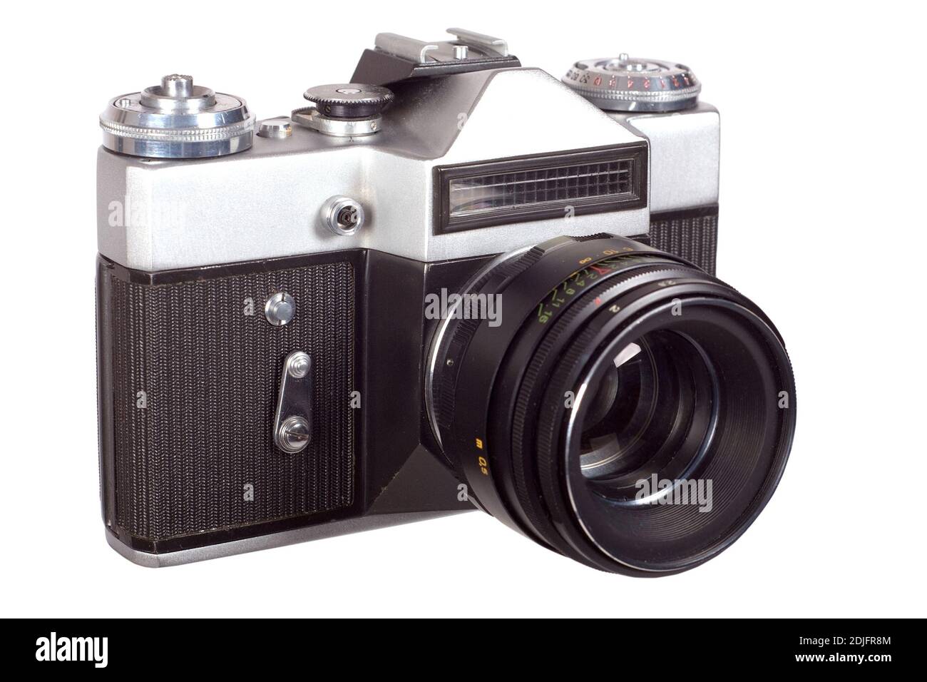 old camera isolated on a white background Stock Photo - Alamy