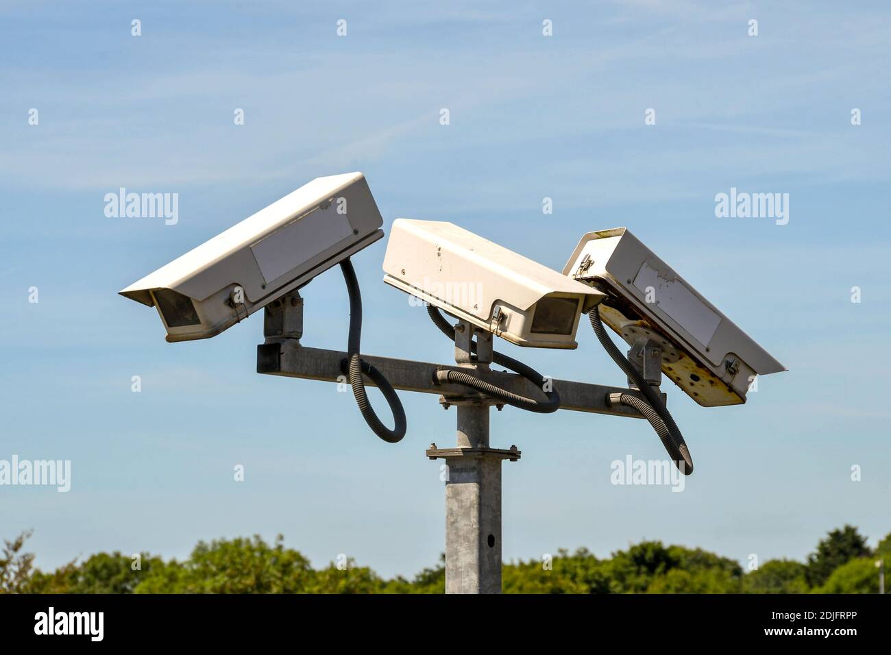 Pole mounted cctv cameras hi-res stock photography and images - Alamy