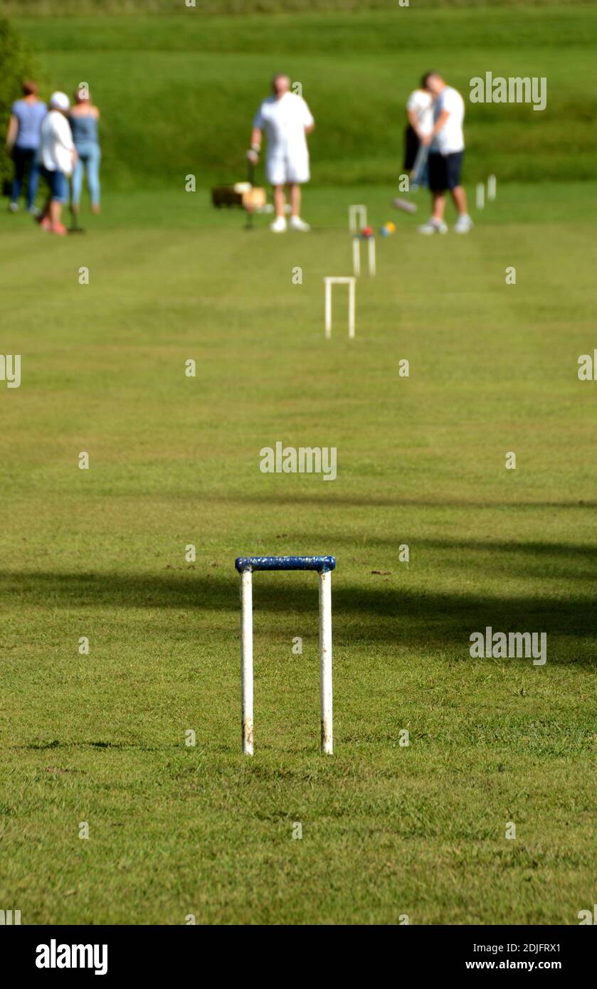 Croquet lawn background hi-res stock photography and images - Alamy
