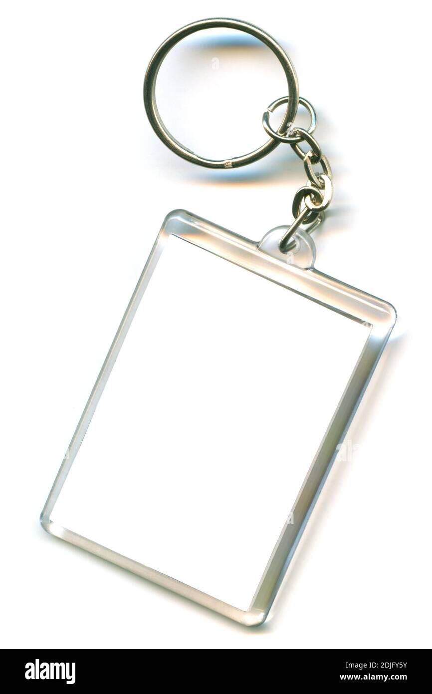 keychain as a frame with space for text or illustrations Stock Photo ...