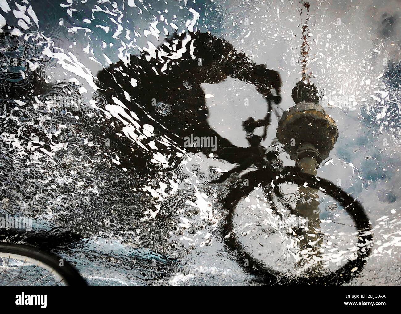 Flipped bicycle hi-res stock photography and images - Alamy