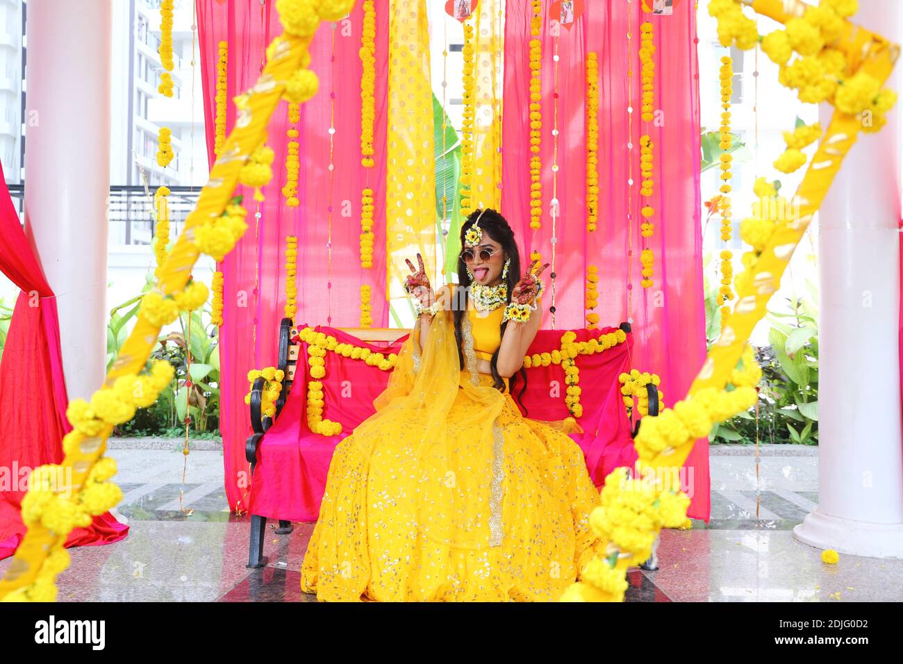 Haldi Ceremony High Resolution Stock Photography and Images - Alamy