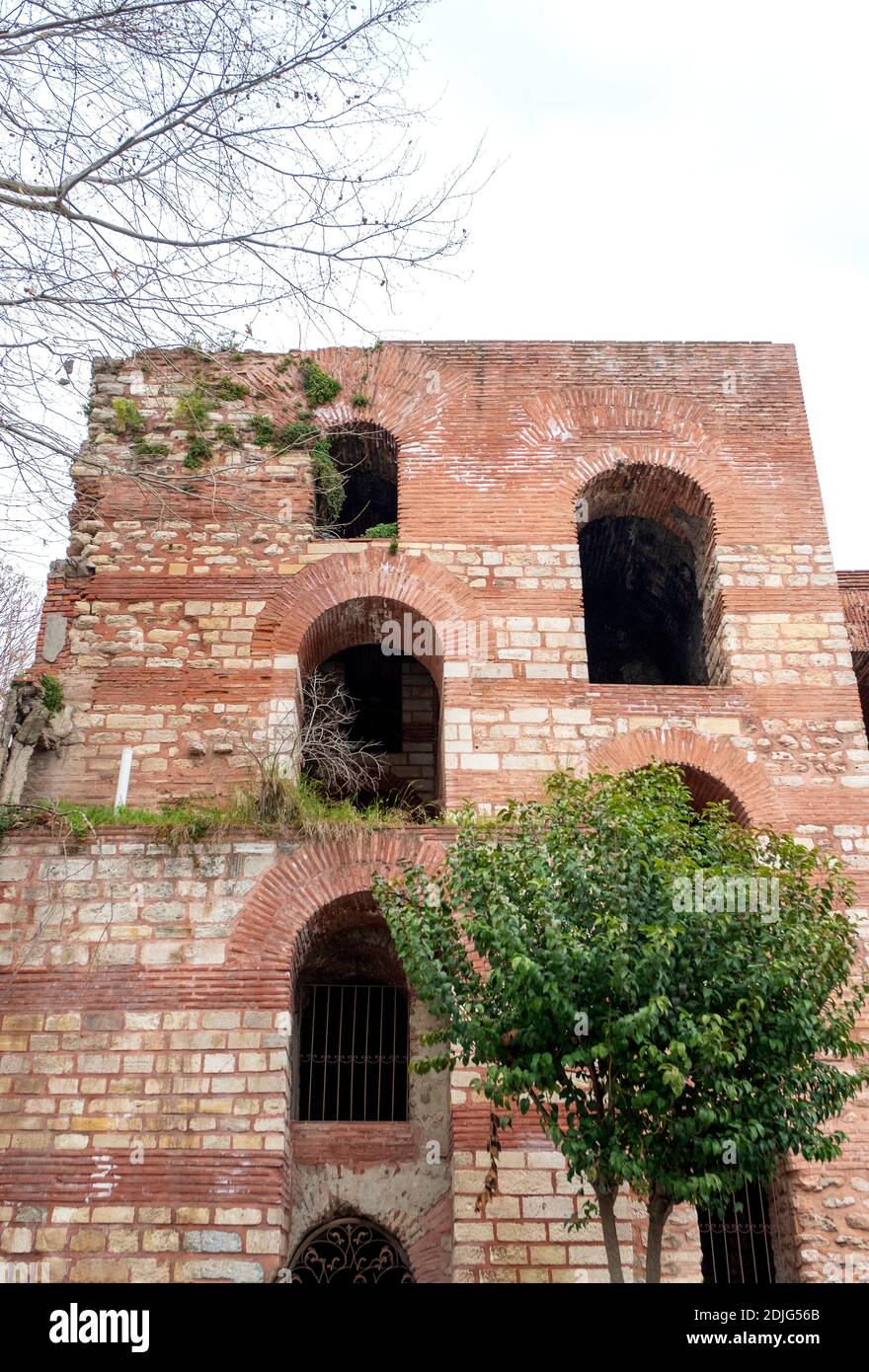 The Byzantine Palace of Magnaura. located on the Sultanahmet. Magnaura ...