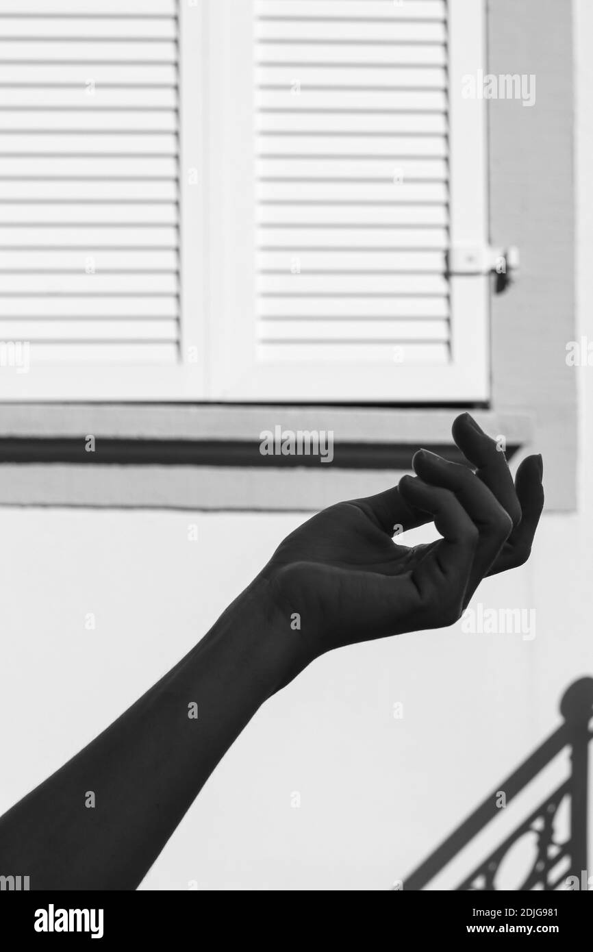 Girl power body part Black and White Stock Photos & Images - Alamy