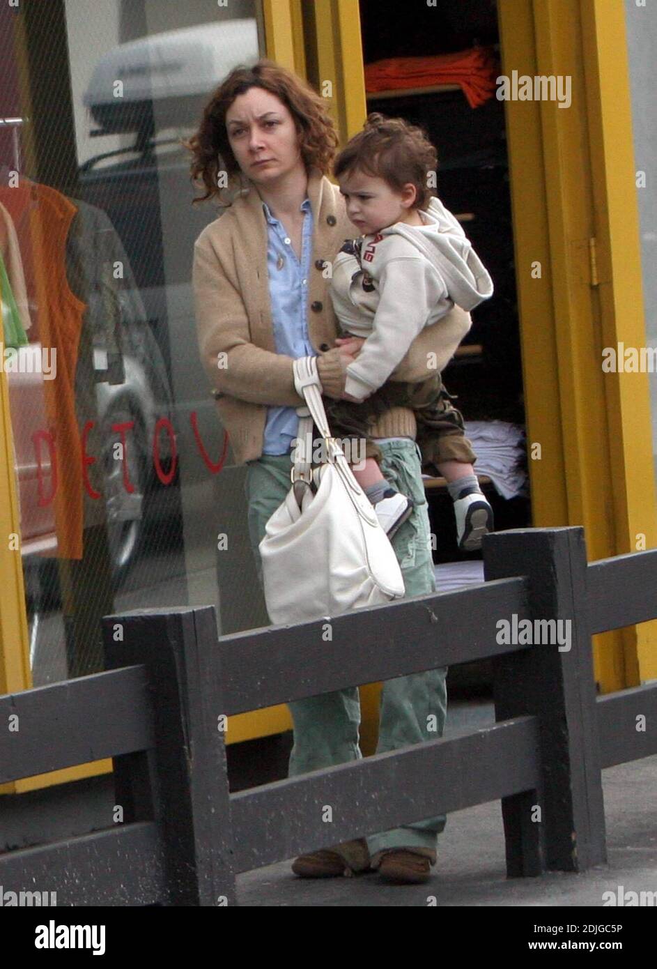 Exclusive!! Sara Gilbert, her girlfriend Allison Adler and their son ...