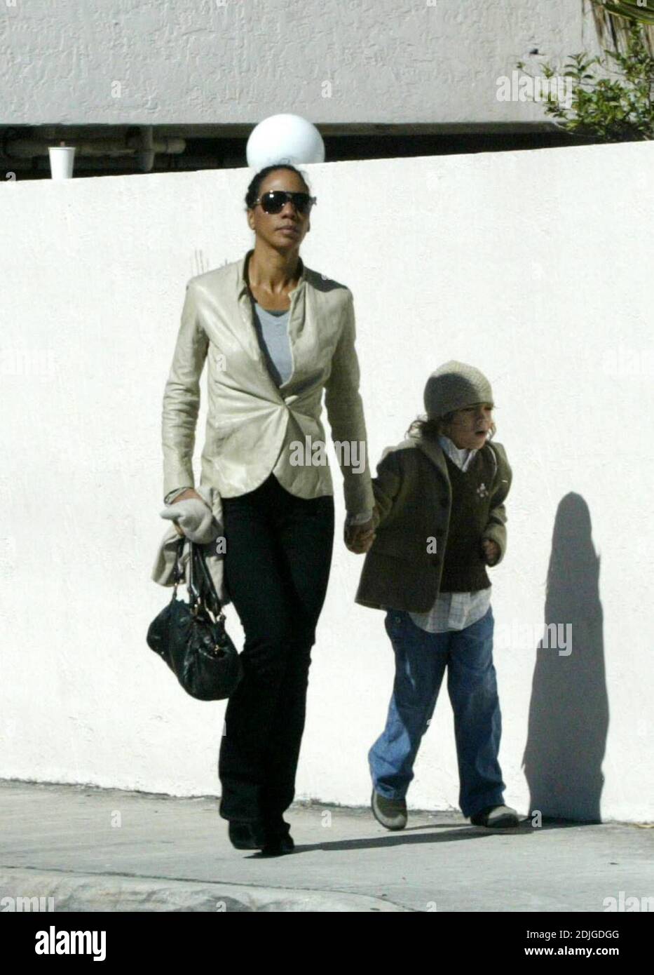 Exclusive!! Barbara Becker with sons Elias, Noah and friends spend an ...