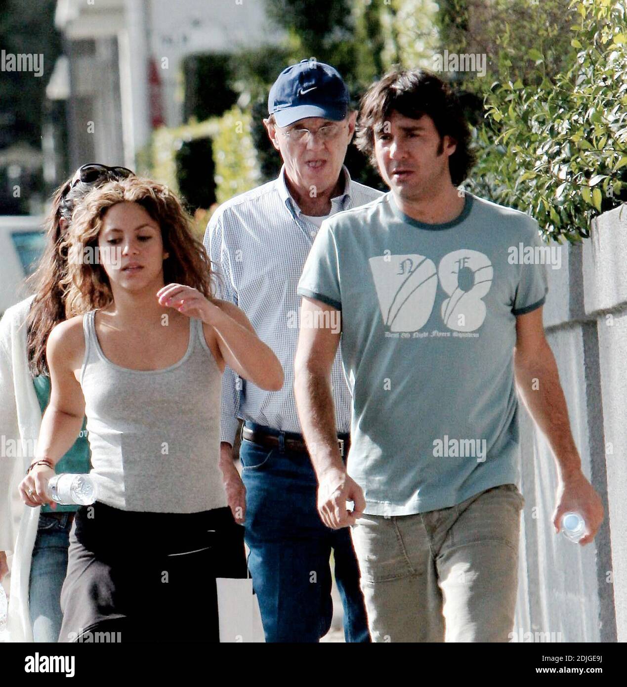 Exclusive!! Shakira goes for a pre Grammy power walk in Beverly Hills ...