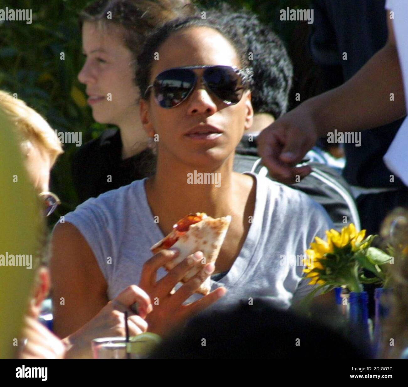 Barbara Becker with sons Noah, Elais and friends spend an afternoon on ...