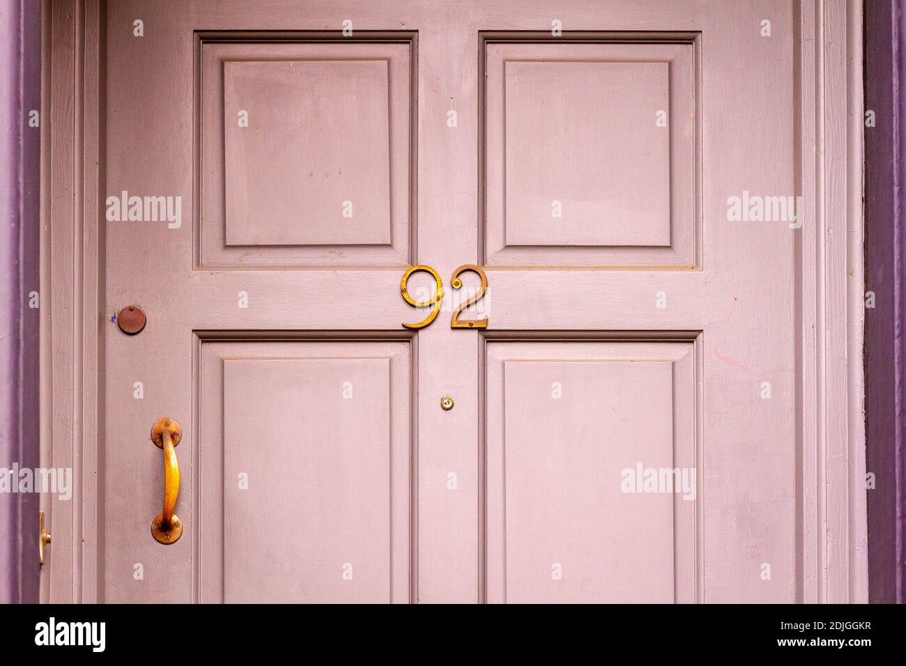 House numbers brass hi-res stock photography and images - Alamy