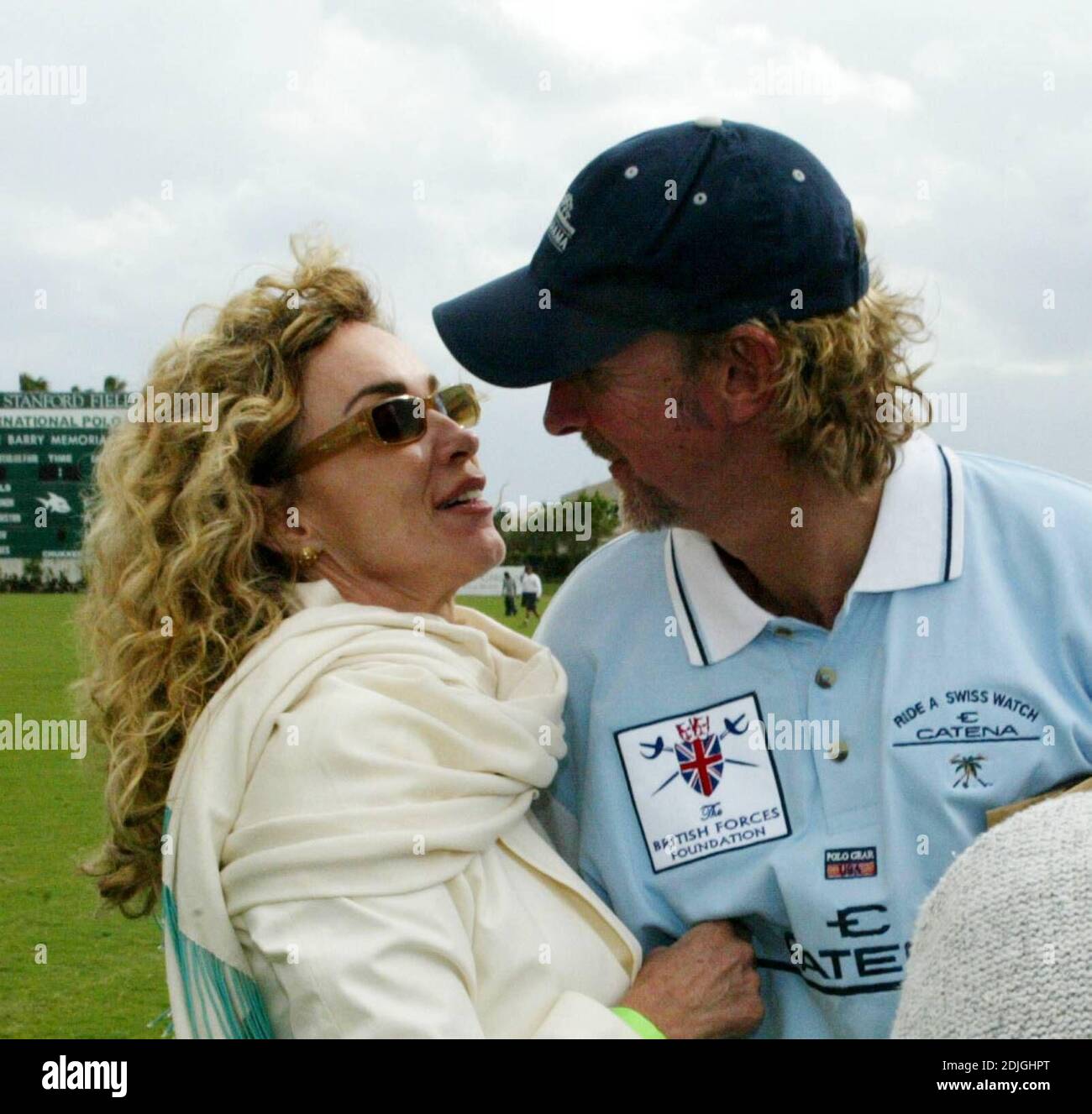 British musician mike Rutherford attends the Palm Beach polo tournament ...