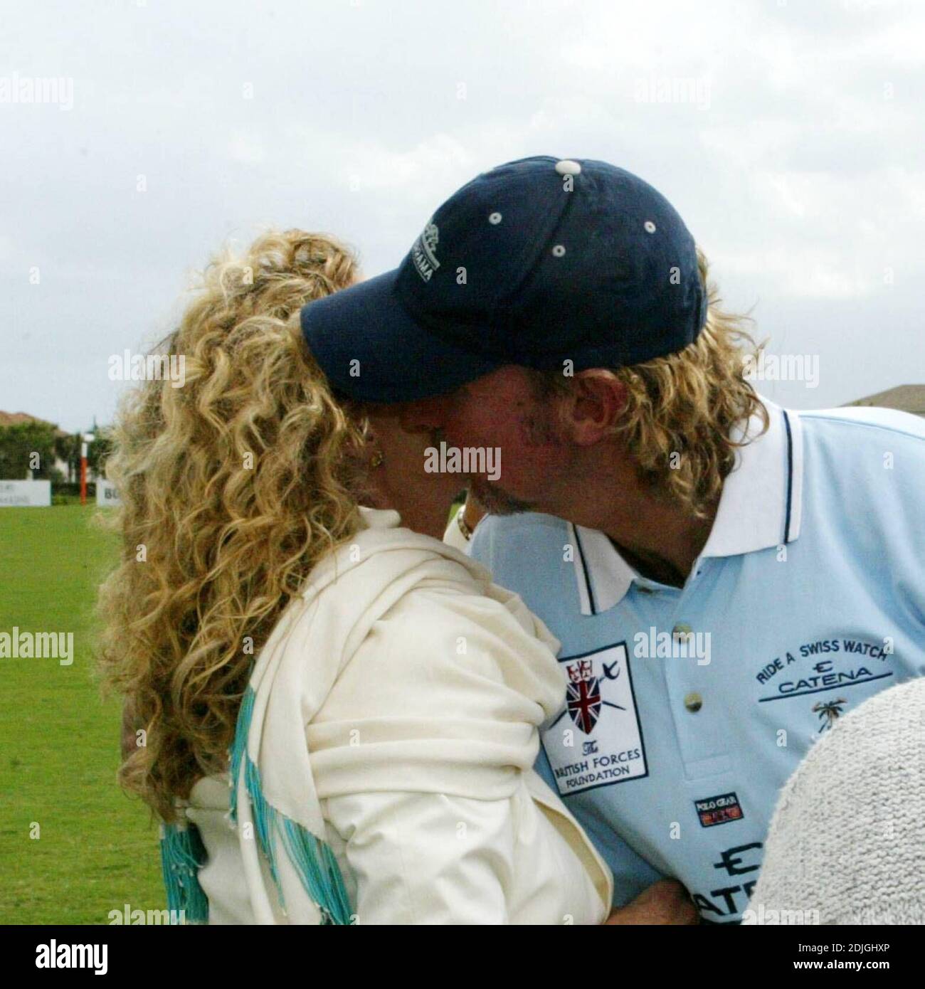 British musician mike Rutherford attends the Palm Beach polo tournament ...