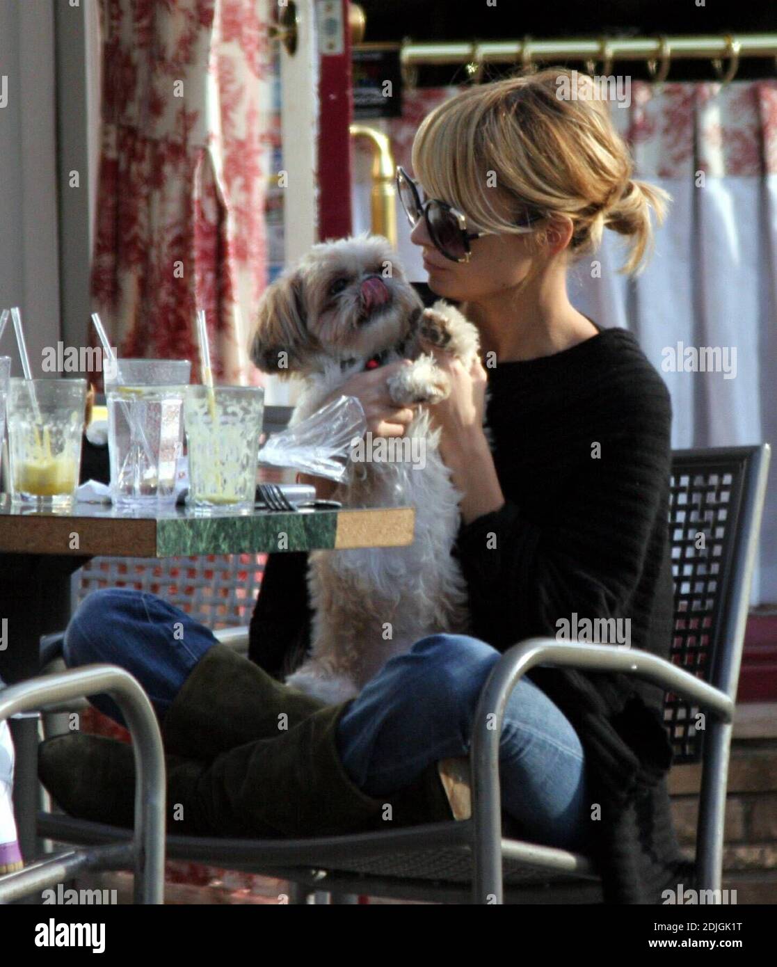 Exclusive!! Nicole Richie takes her two dogs Foxy Cleopatra and Honey ...