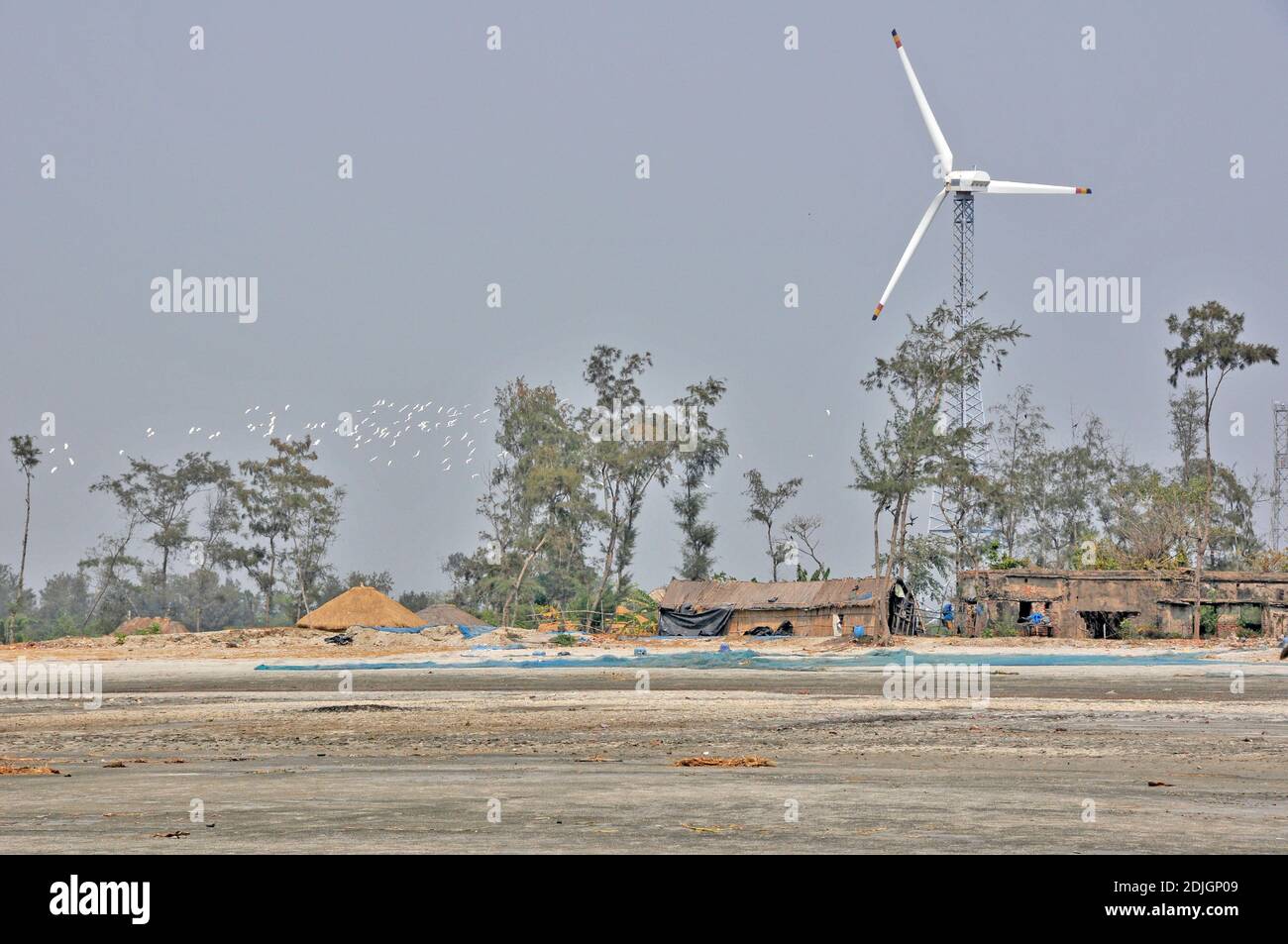 windmill at bakkhali west bengal india Stock Photo - Alamy
