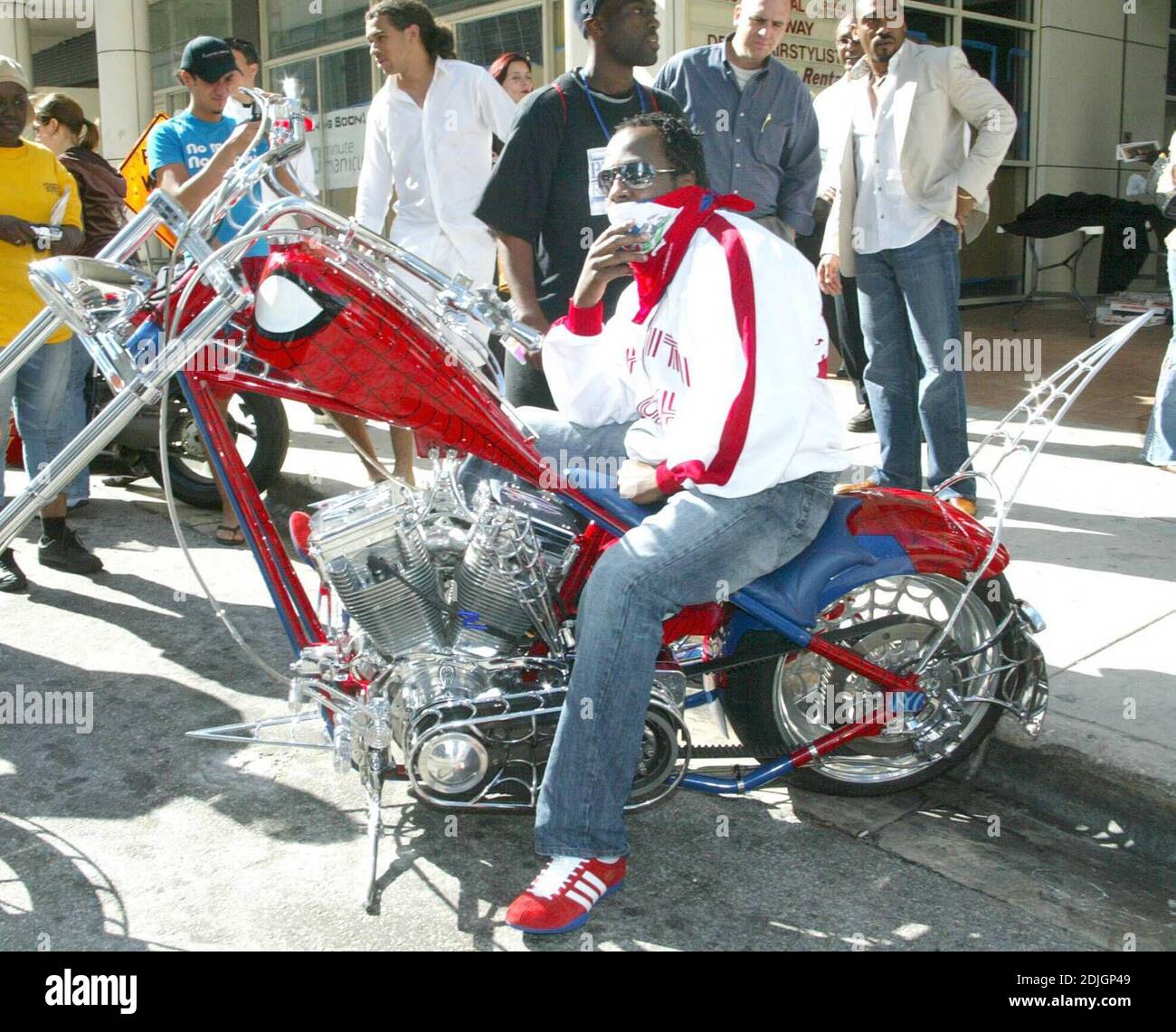 Wyclef jean spiderman motorcycle hi-res stock photography and images ...