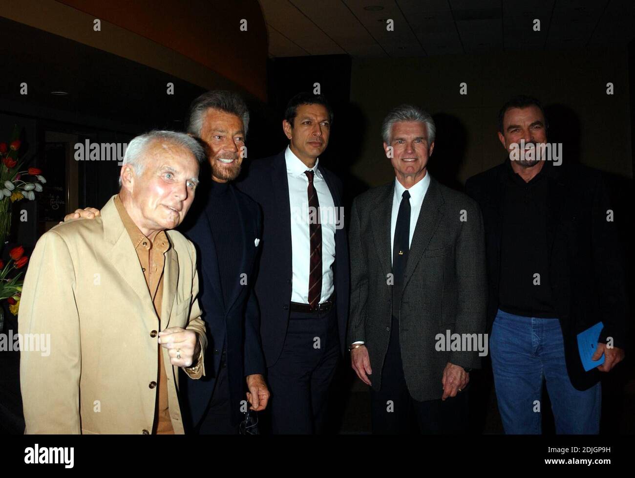 Actor Robert Conrad , Stephen J. Cannel, Jeff Goldblum, Kent Mccord and ...