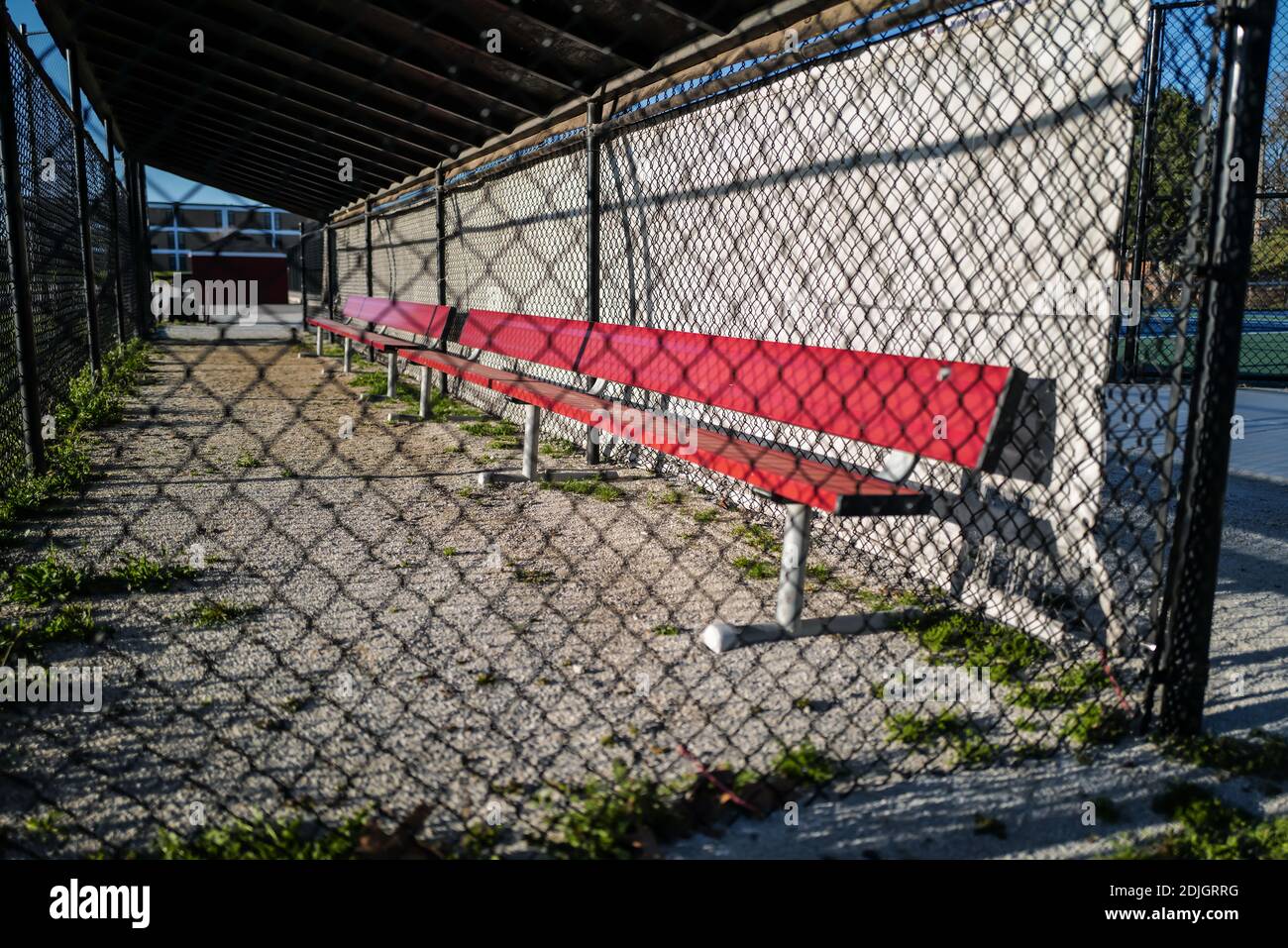 Dugout bench hi-res stock photography and images - Alamy
