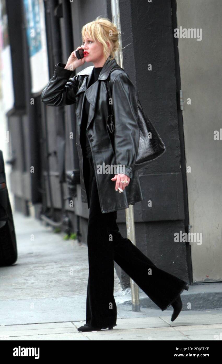 Exclusive!! Melanie Griffith appeared to be visibly upset as she ...