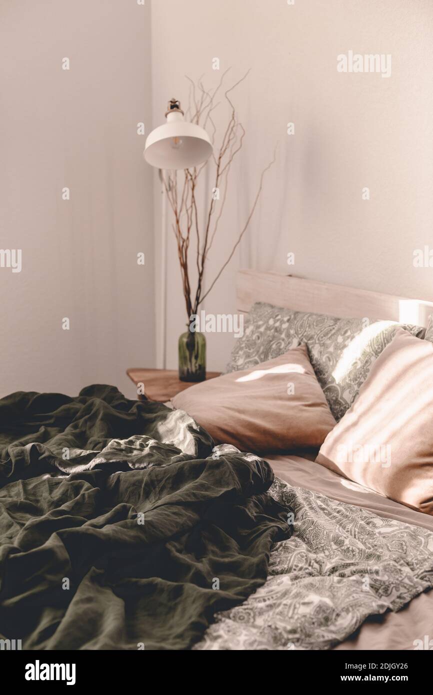 Messy bedroom sparse furniture hi-res stock photography and images - Alamy