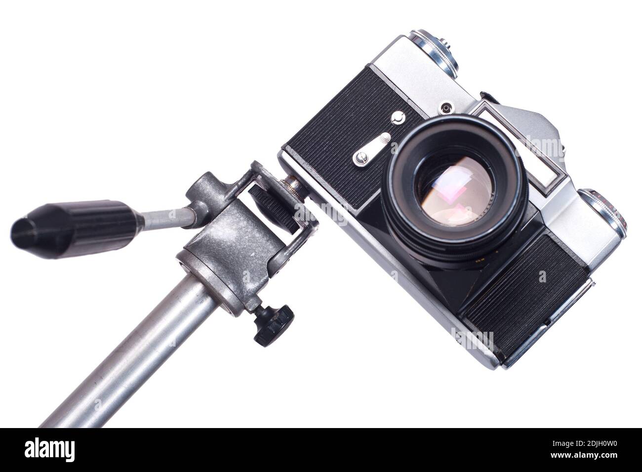 old camera isolated on a white background Stock Photo - Alamy