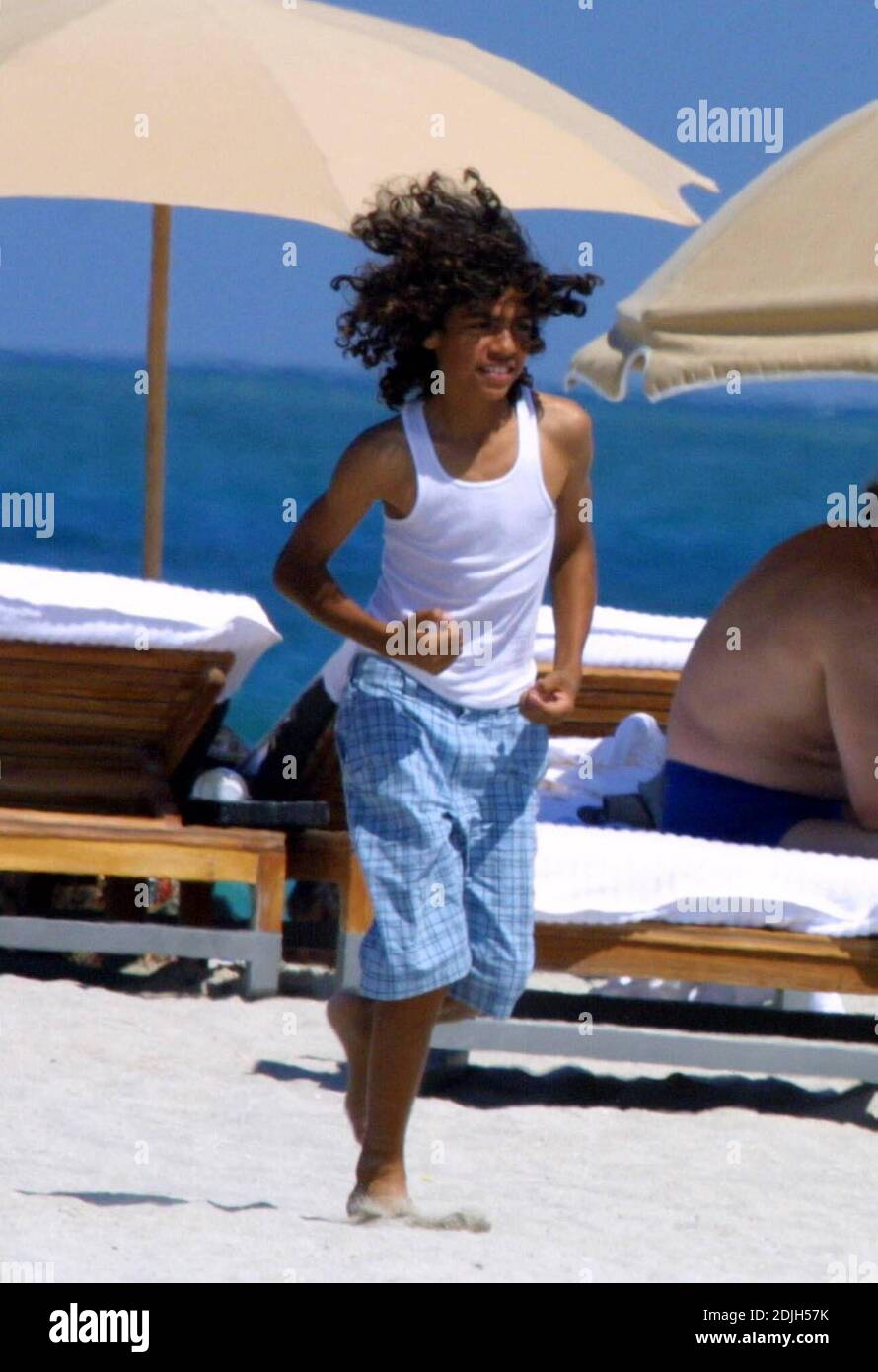 Exclusive!! Barbara becker and sons spend a day on Miami Beach, FL, 5/7 ...