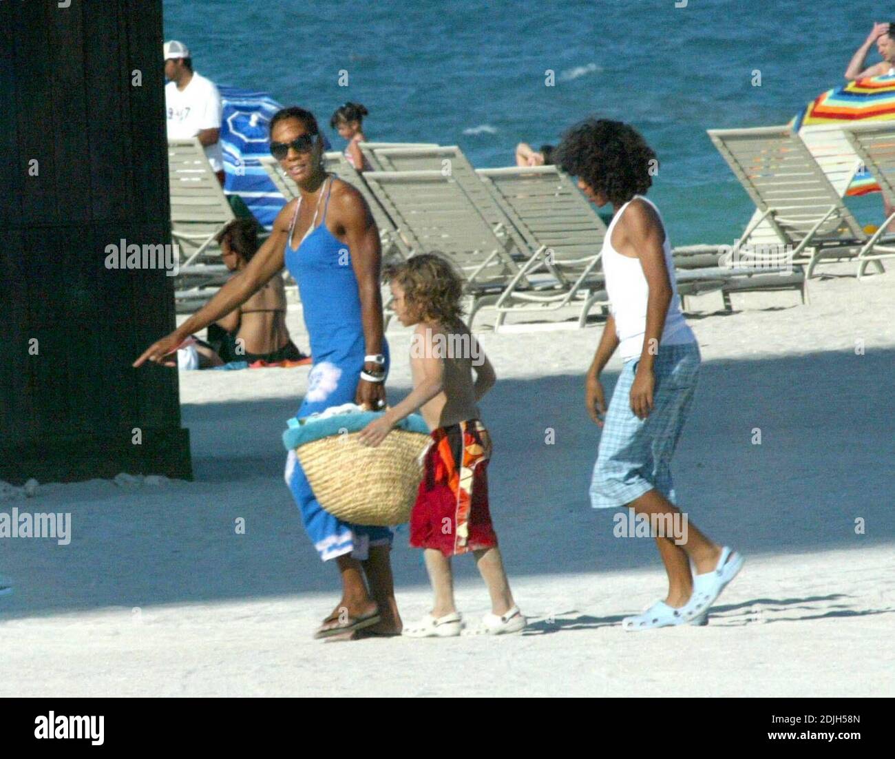 Exclusive!! Barbara becker and sons spend a day on Miami Beach, FL, 5/7 ...