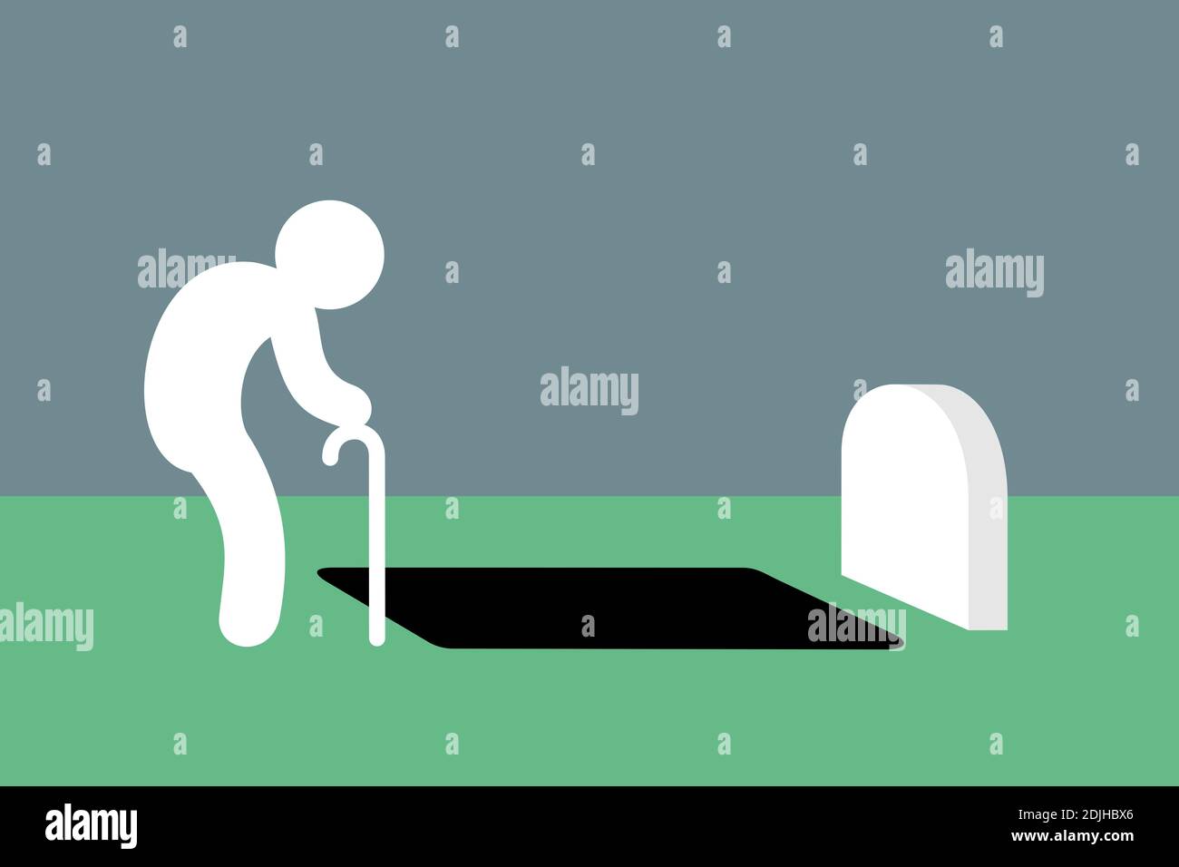 Man grieving graveyard hi-res stock photography and images - Alamy